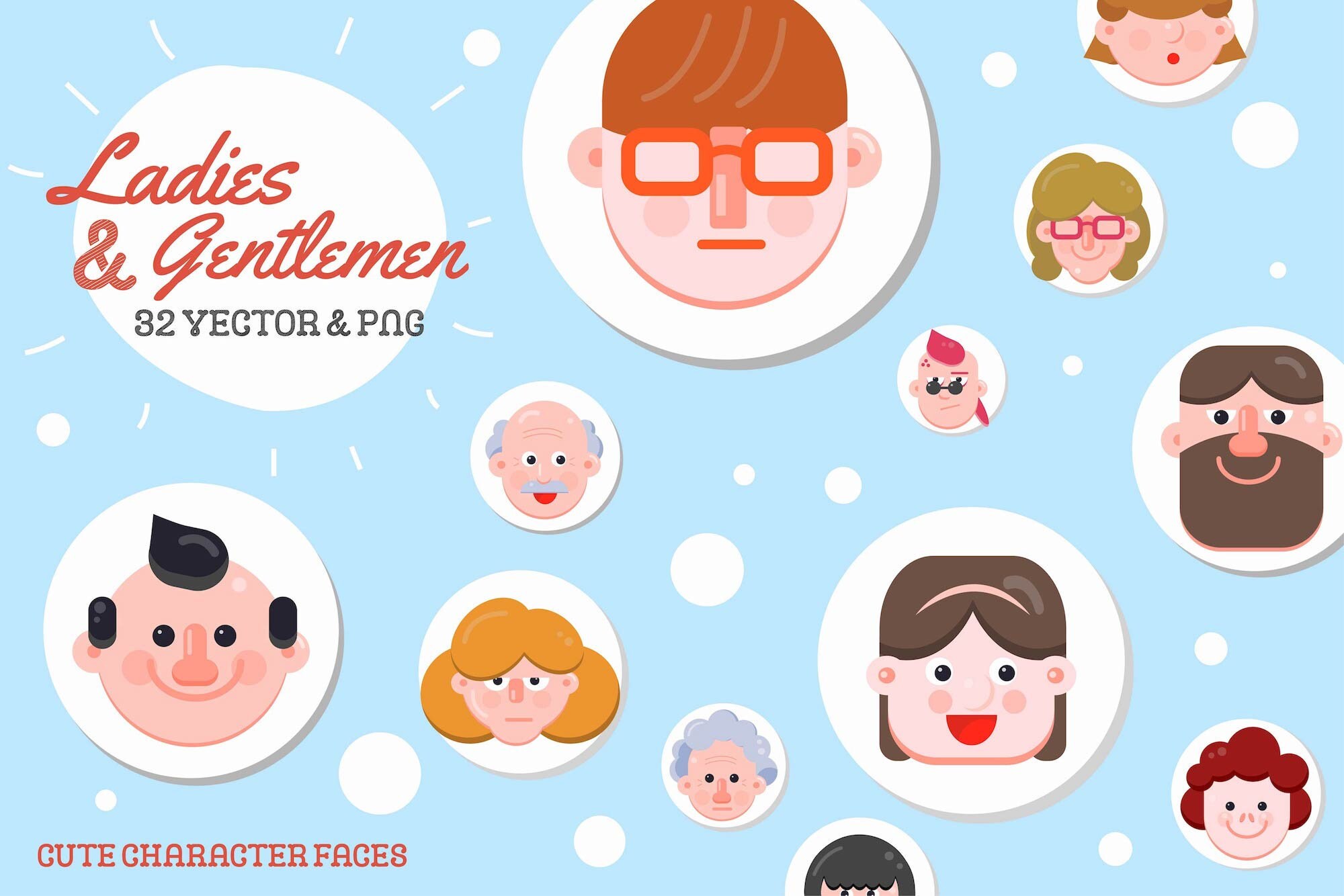 32 Character Face Clip Art, Different Face Overlay, PNG Clipart ...