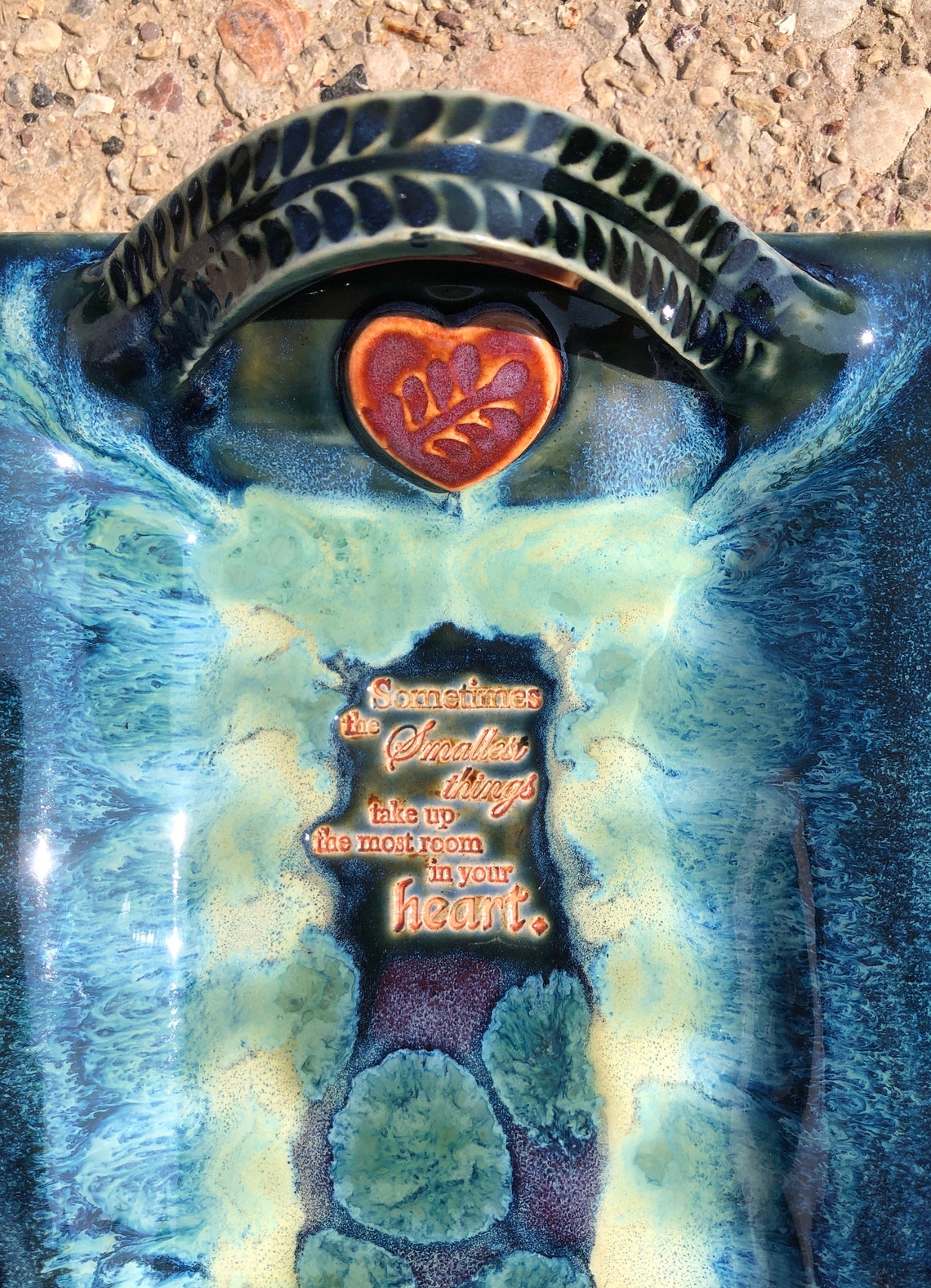 Home’s Tranquil Heart Tray - Etsy