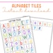 Alphabet Letter Tiles | Capital Letters | Lowercase Letters | Abc's ...