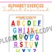 Alphabet Exercise | Preschool Fitness | Preschool Brain Break - Etsy