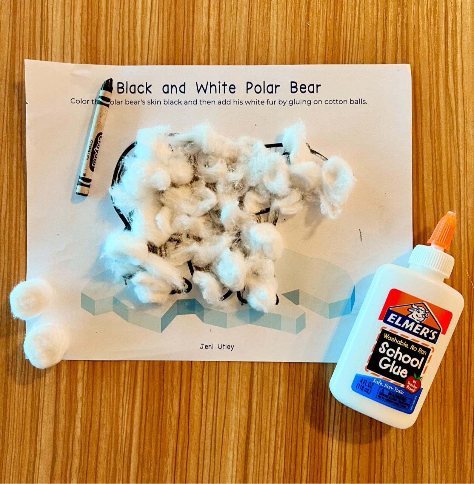 Polar Bear Activity | Preschool Curriculum | Preschool Activities - Etsy