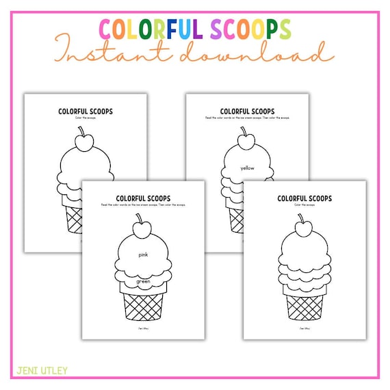 Hojas De Trabajo Para Aprender Los Colores En Edad Preescolar