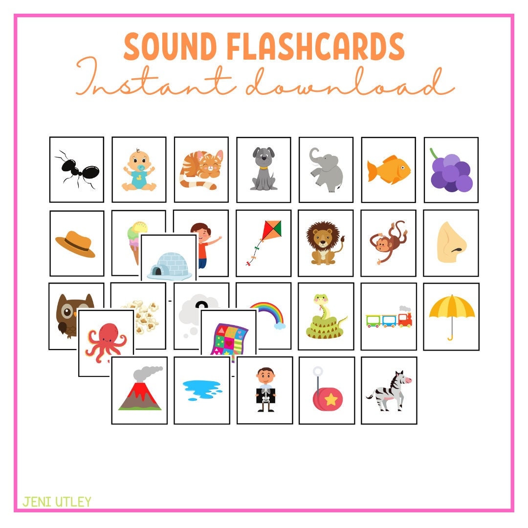 Sound Flashcards - Practice Phonics With These Printable Flashcards for ...