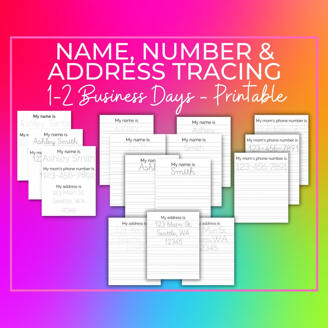 Name, Phone Number, and Address Tracing - Customizable for Your Needs ...