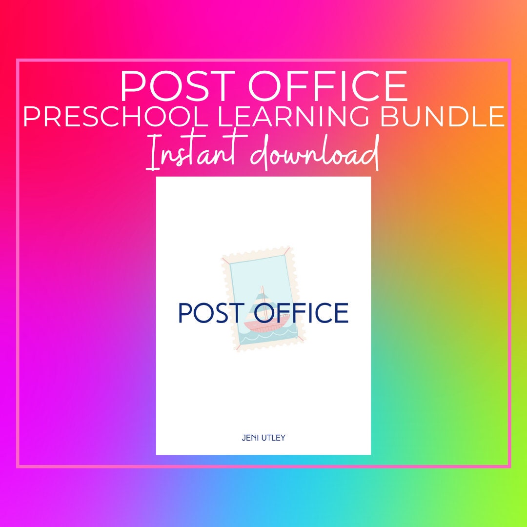 Postal Service | Post Office | Mail Carrier | Learning Bundle ...