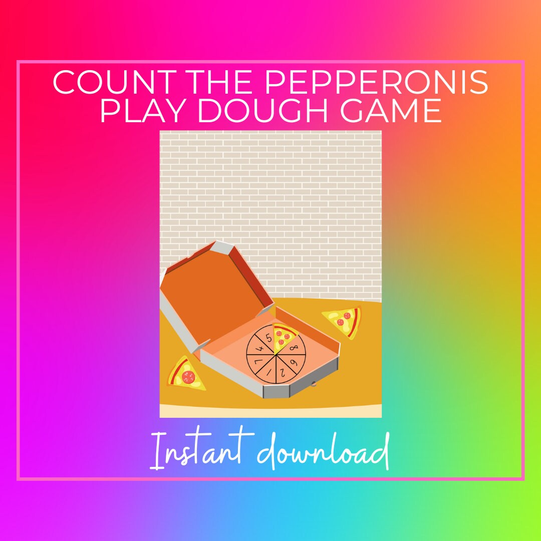 Numbers and Counting Game for Preschoolers - Etsy