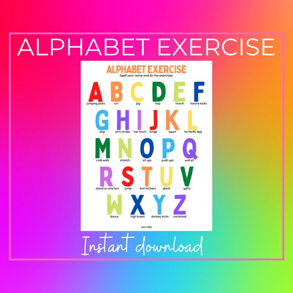 Alphabet Exercise