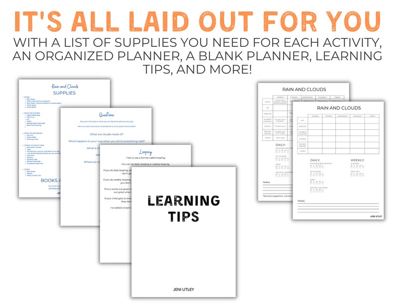 Rain and Clouds Learning | Rain | Clouds | Learning Activities | Hands ...