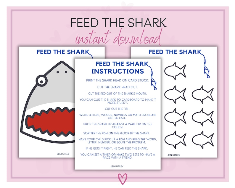 Ocean Learning Activity Bundle Ocean Sea Creatures | Etsy