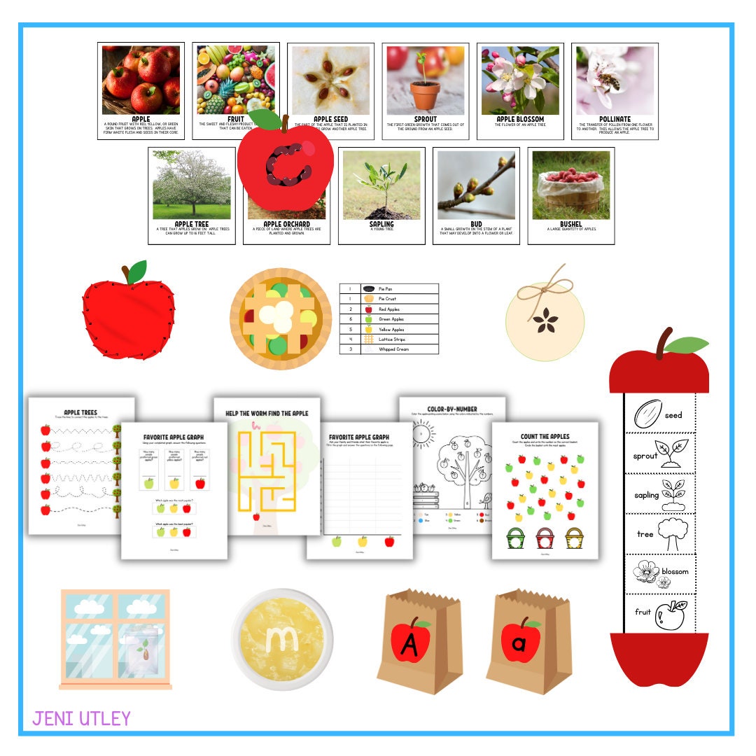 Apples | Apple Themed Activities | Preschool | Prek | Printables ...