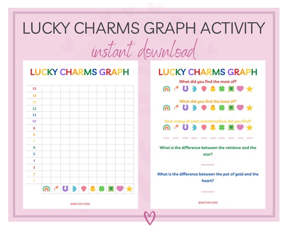 Lucky Charms Learning Activity Preschool Activity | Etsy