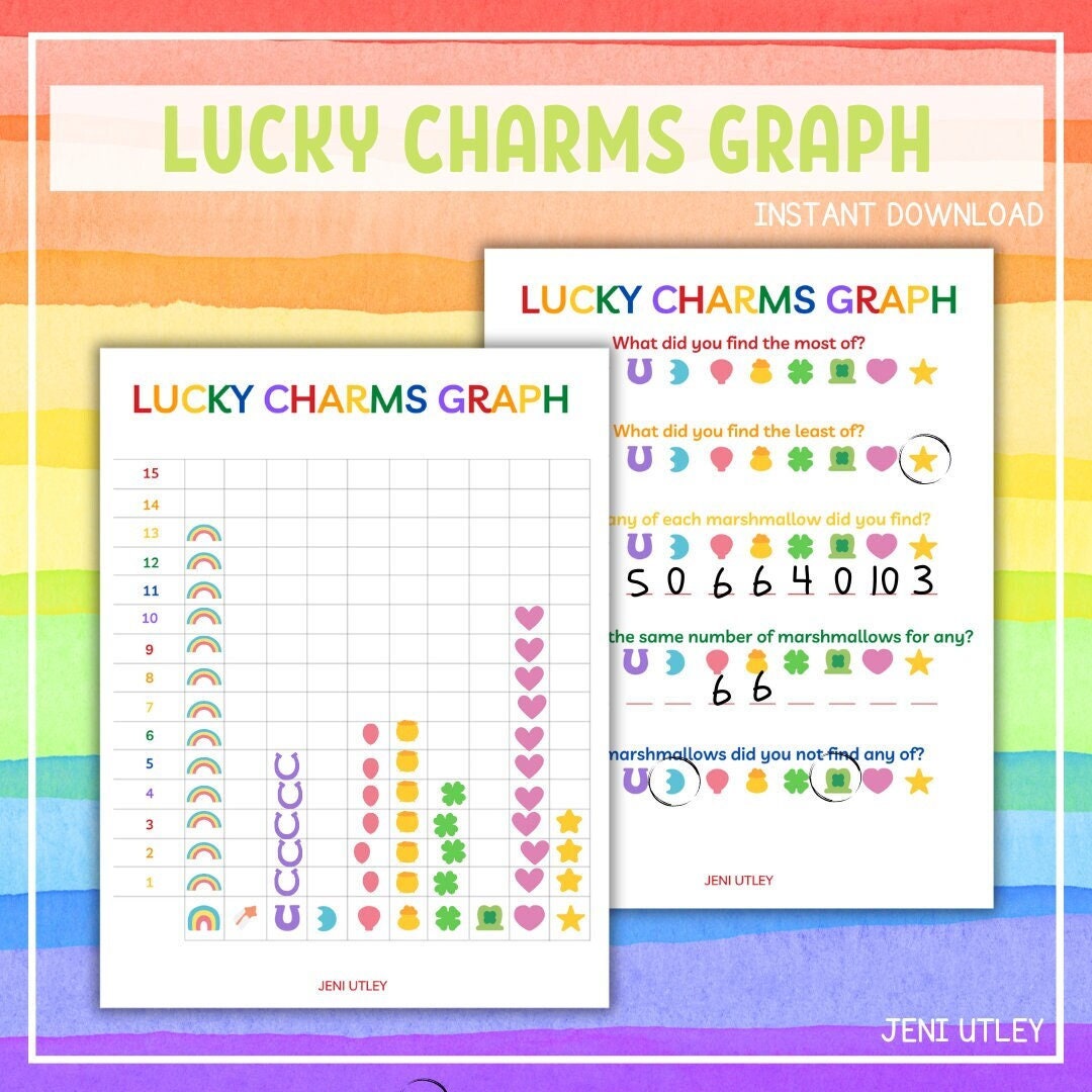 Lucky Charms Learning Activity Preschool Activity Homeschool Preschool ...