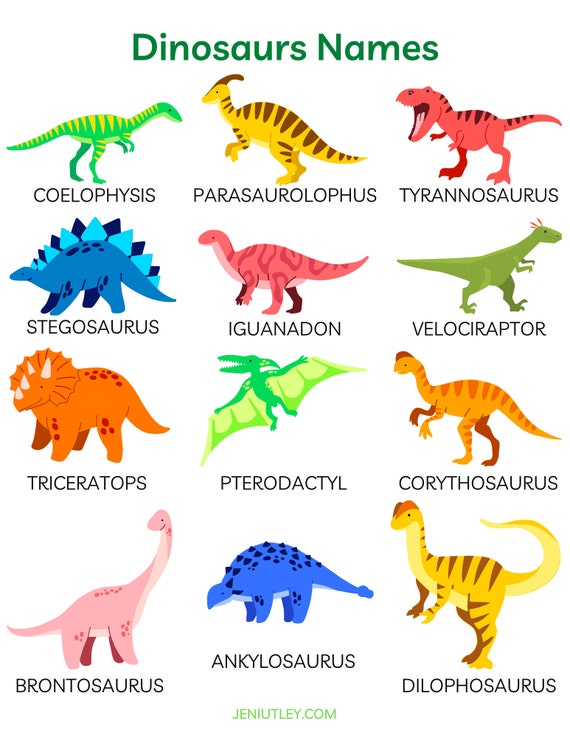 Dinosaur Names List