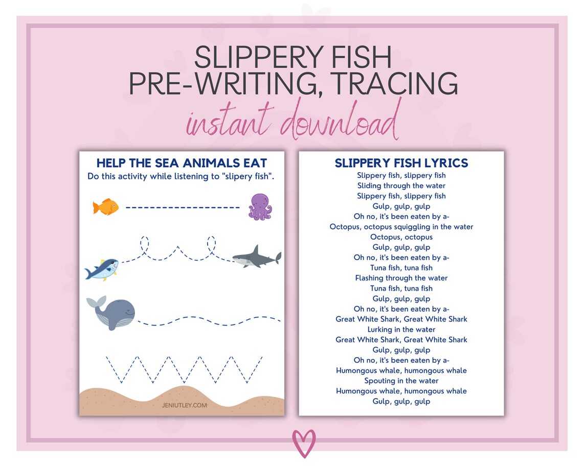 Ocean Learning Activity Bundle Ocean Sea Creatures | Etsy