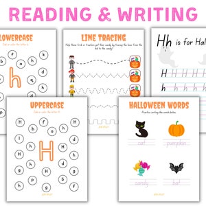 Halloween Learning Bundle Halloween Homeschool Preschool Kindergarten ...