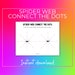 Spider Web Connect the Dots Preschool Curriculum Preschool Activities ...