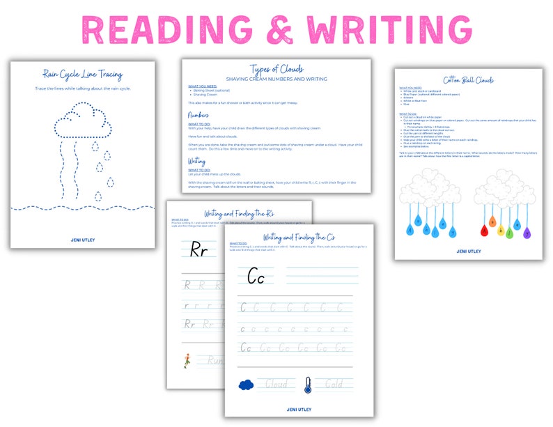 Rain and Clouds Learning | Rain | Clouds | Learning Activities | Hands ...