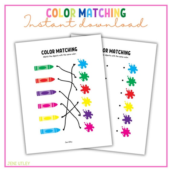 Hojas De Trabajo Para Aprender Los Colores En Edad Preescolar