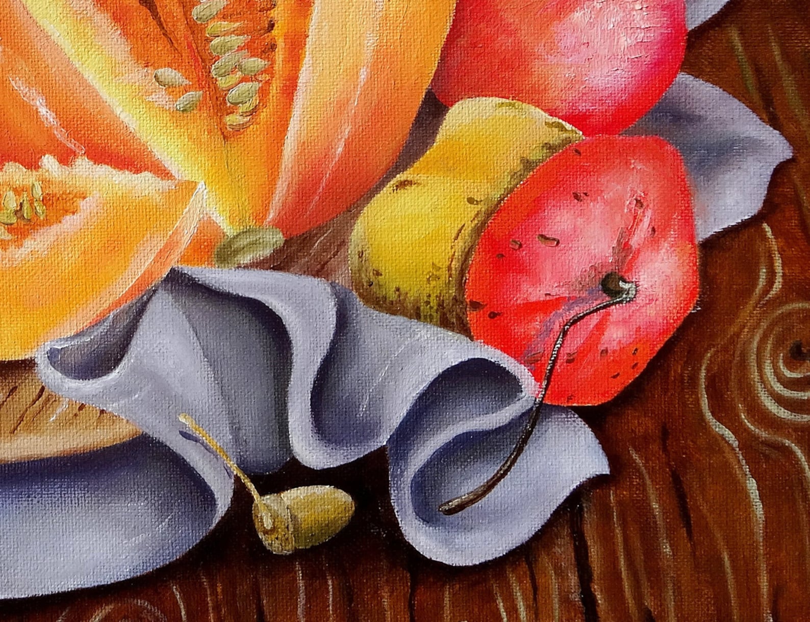 Oil Painting Fall Still Life Taste of Fall Autumn Still Life Harvest ...