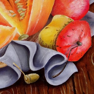 Oil Painting Fall Still Life - Taste of Fall - Autumn Still Life ...
