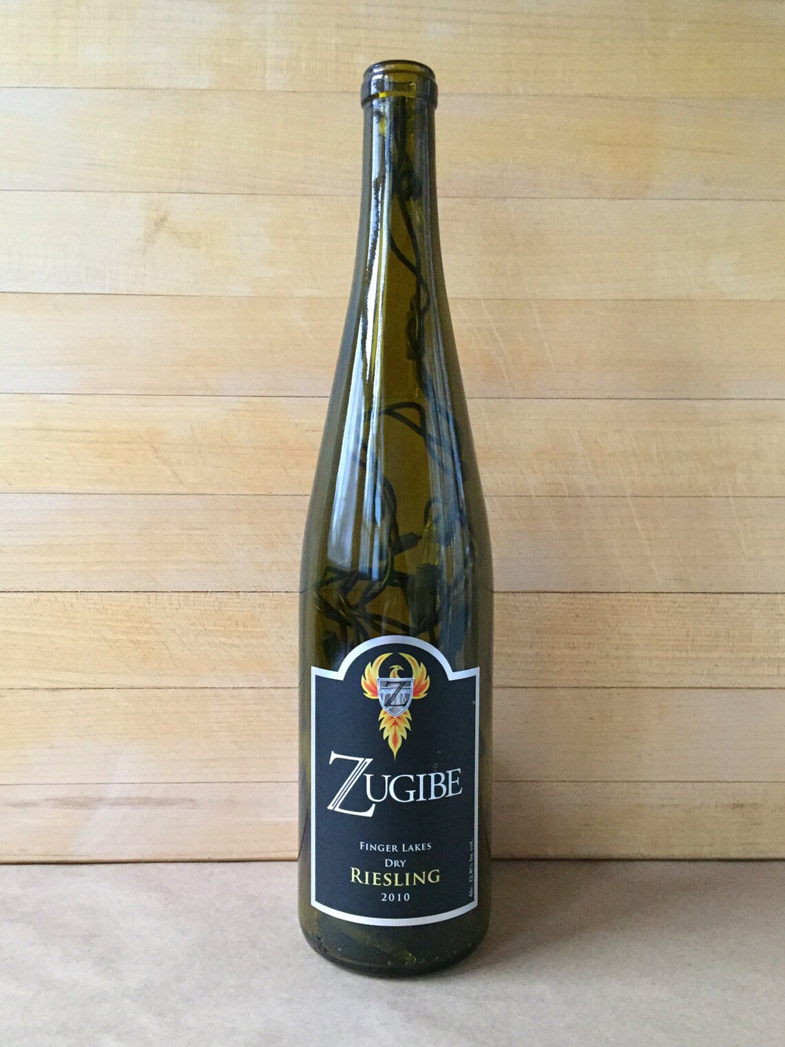 Firebird, Wine Bottle Light, Riesling Wine, Finger Lake Wine, Recycled ...