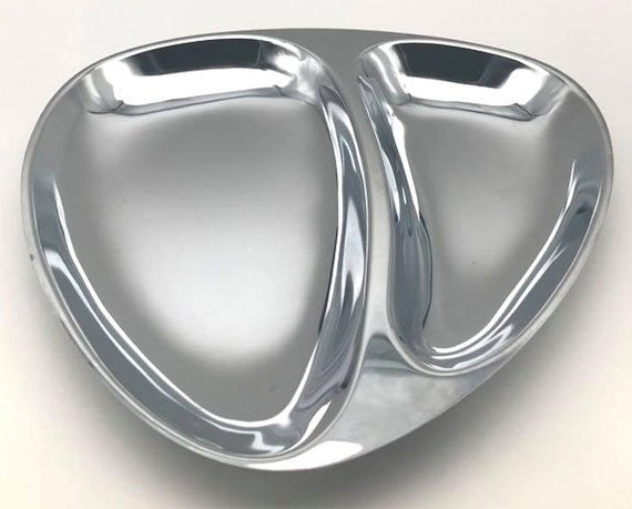 Vintage MCM Milbern Creations Chrome Divided Tray - Etsy