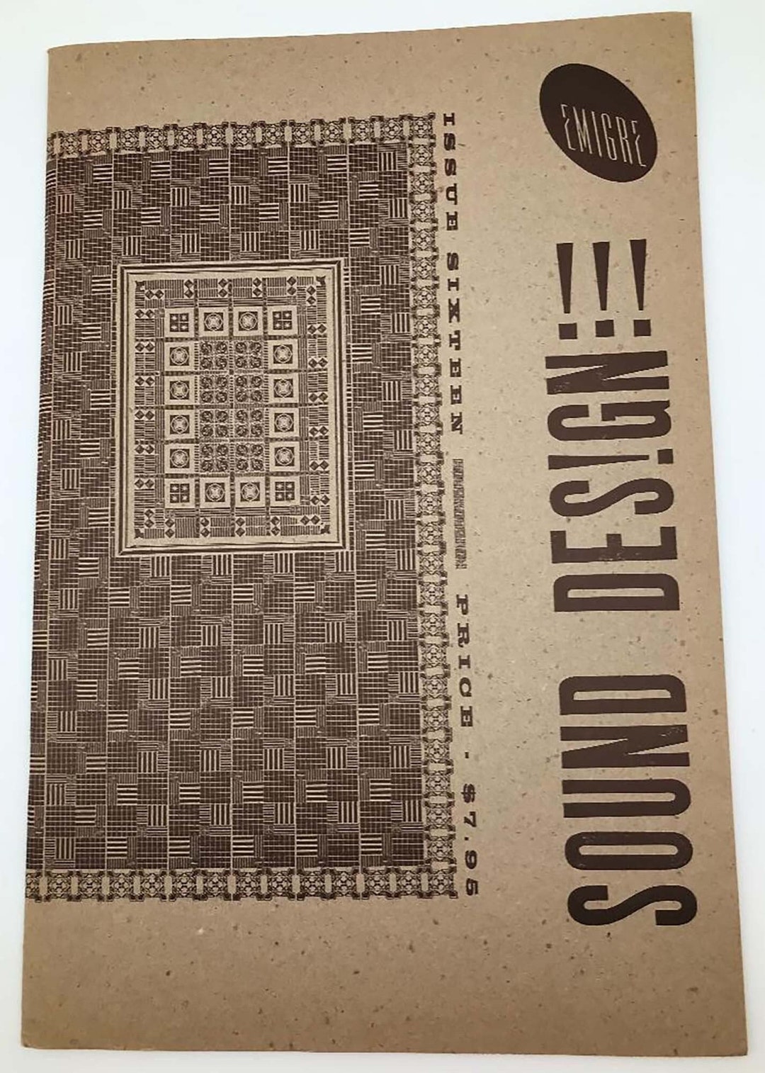 Vintage Emigre Magazine - Sound Design 1990 Issue #16 - Etsy