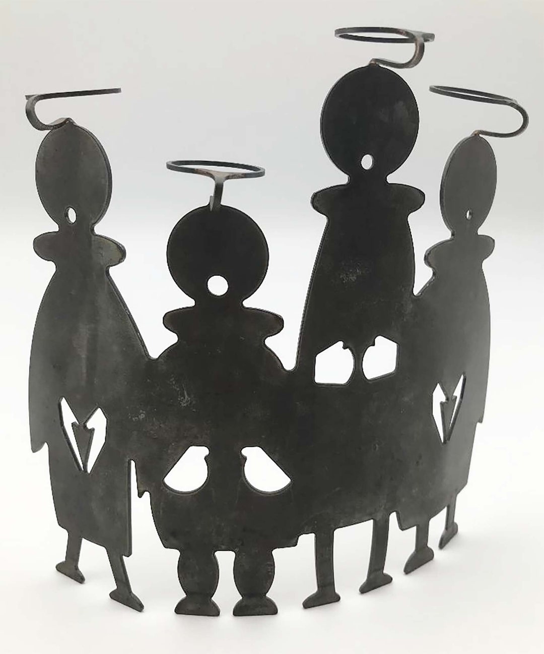 David Lesser Metal Angel Sculpture - Etsy