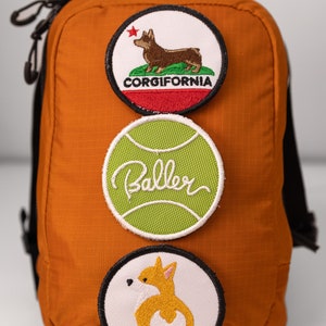 Embroidered Dog Patch | Baller | Tennis Ball - Etsy