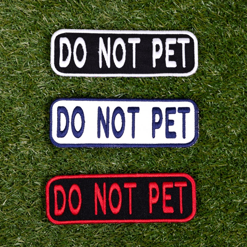 Do Not Pet Patch - Etsy