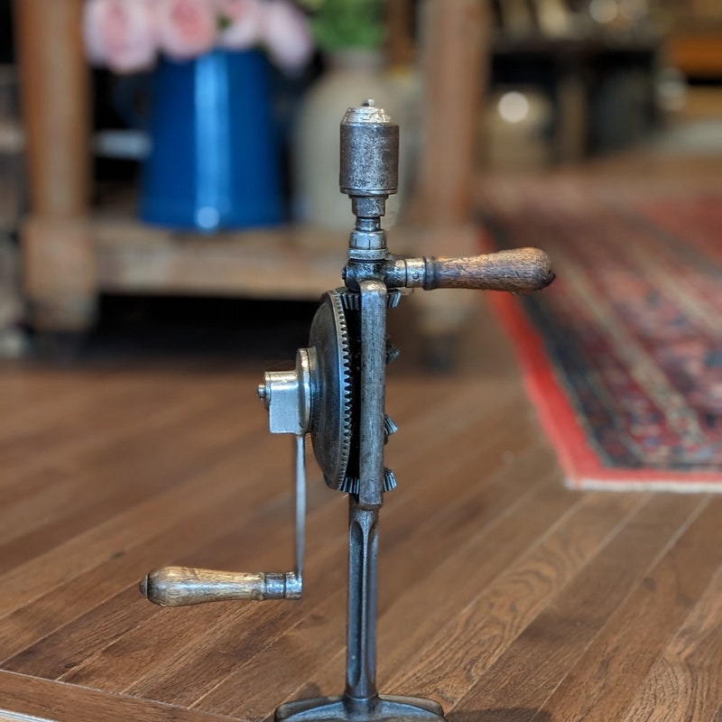 Antique Hand Drill - Etsy