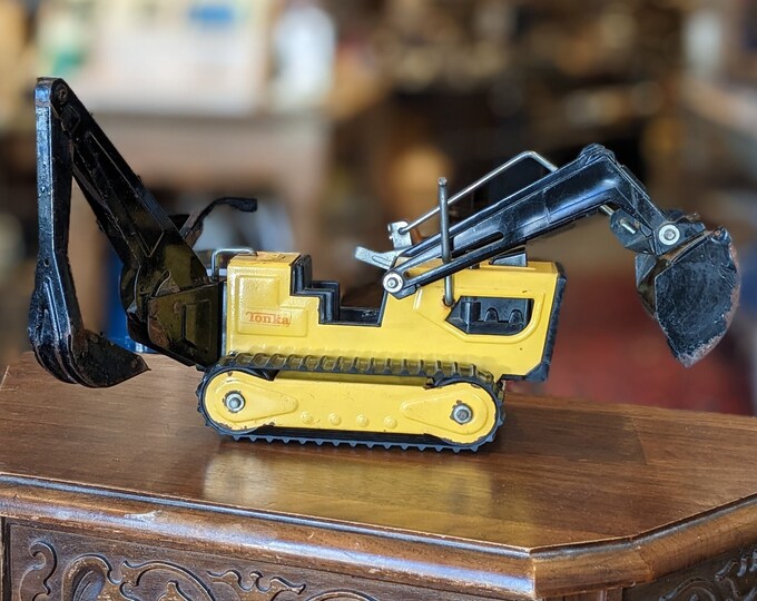 1965 Tonka Bulldozer and Backhoe Loader Toy - Etsy