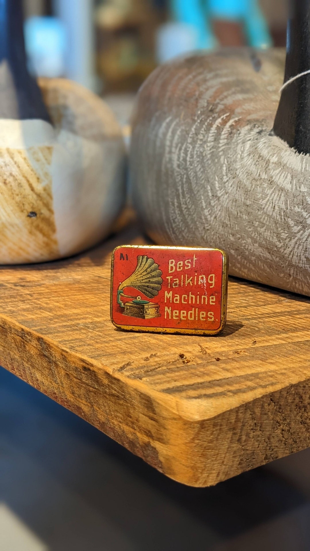 Talking Machine Needles Tin, Gramophone Advertising - Etsy