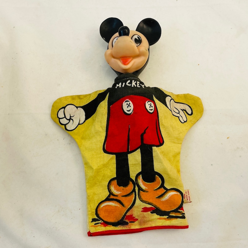 Mickey Mouse Hand Puppet - Etsy