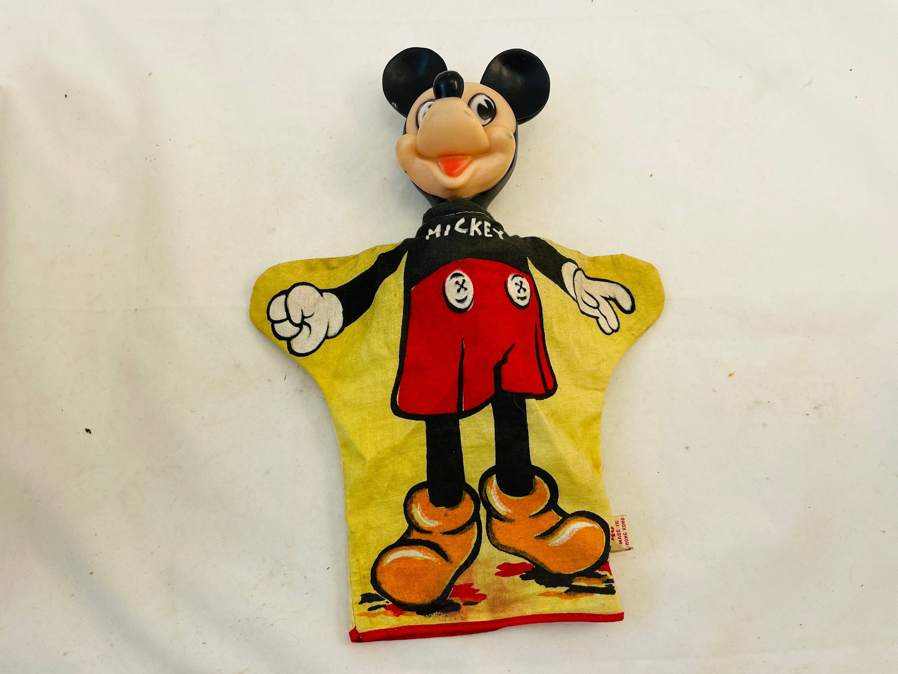 Vintage Mickey Mouse Hand Puppet by Gun Hong Kong | Etsy Canada
