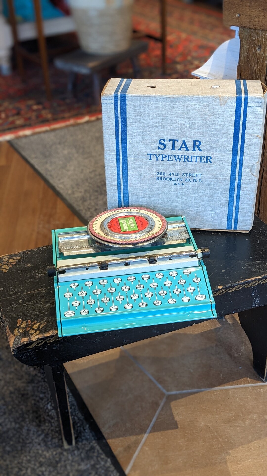 Vintage Simplex Typewriter Toy - Etsy