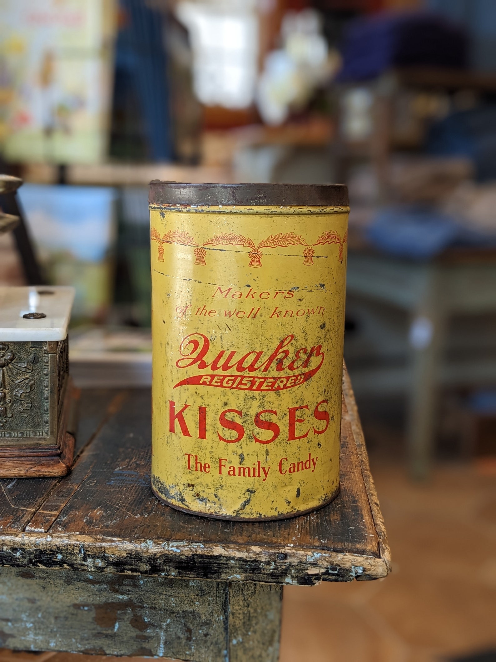 Rare Quaker Candy Kisses Tin- Toronto C.1900 - Etsy