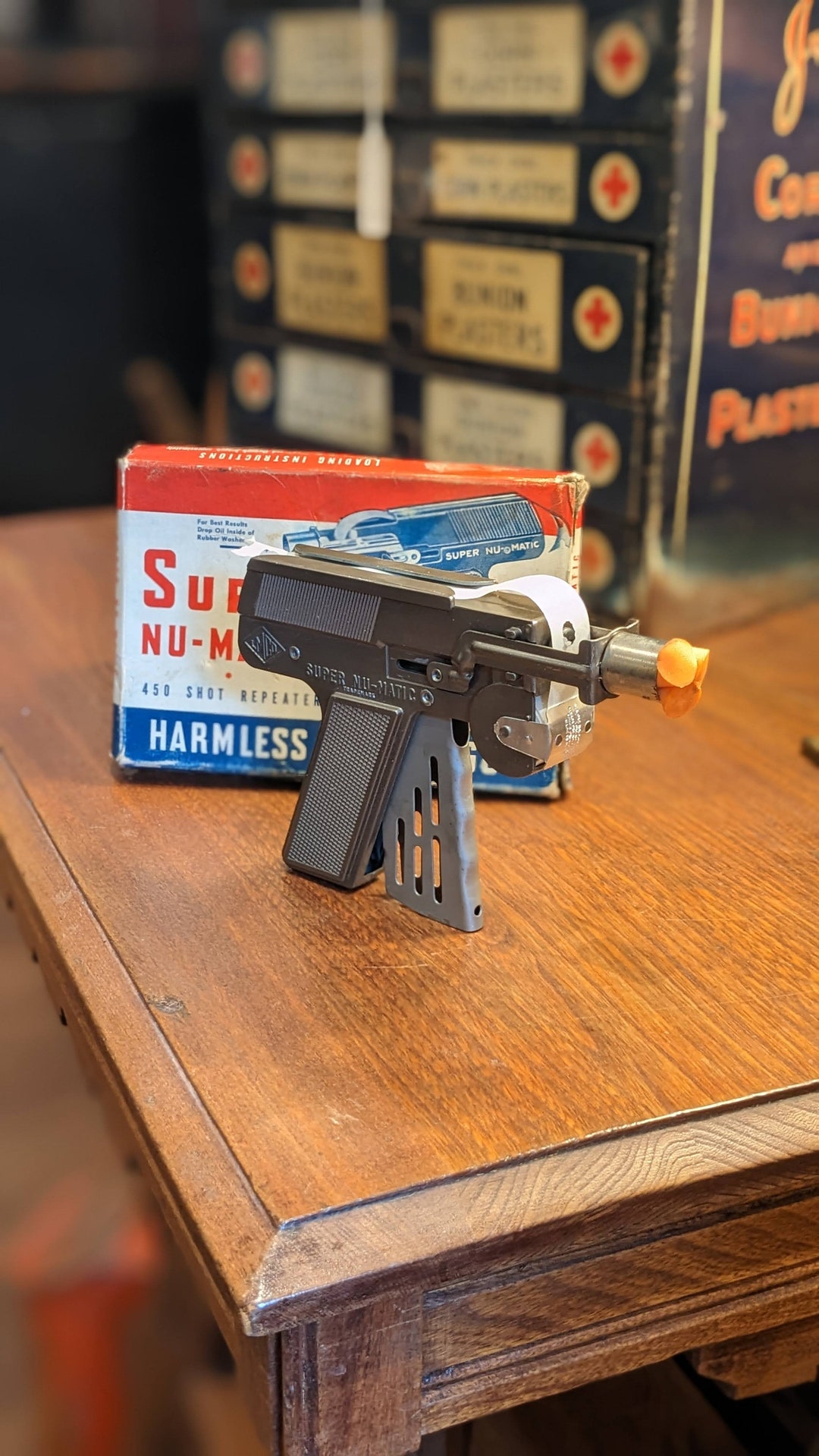 Vintage Super Nu-matic Harmless Paper Buster Toy in Original Box ...