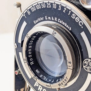 Vintage 1930's Prontor II Folding Camera, Photograph, Black and White ...