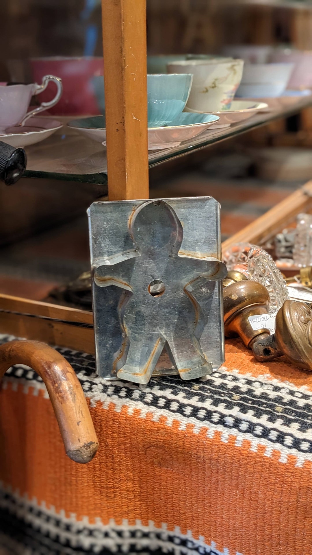 Vintage Metal Gingerbread Man Cookie Cutter, Baking, Cooking, Kitchen ...