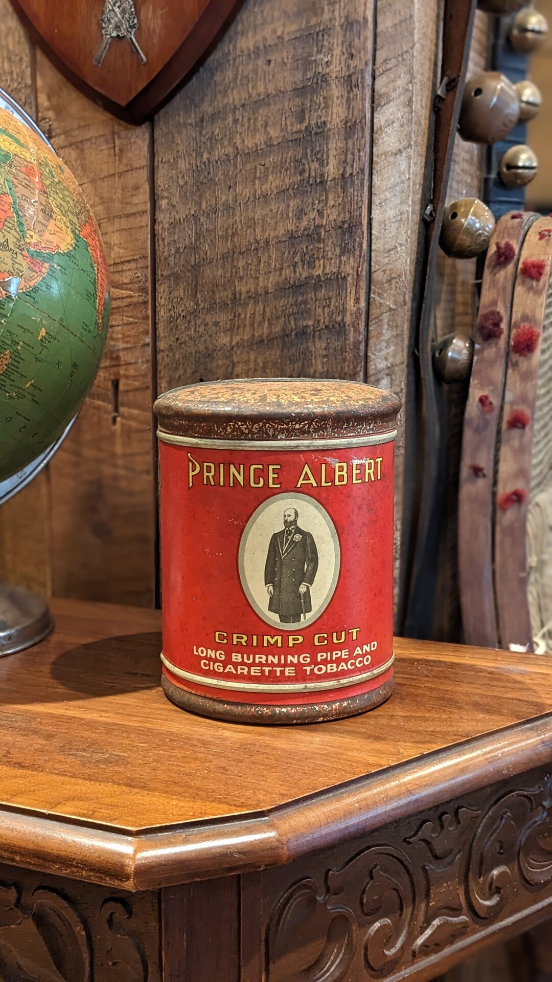 Prince Albert Crimp Cut Tobacco Tin With Dome Top C.1926, Collectable ...
