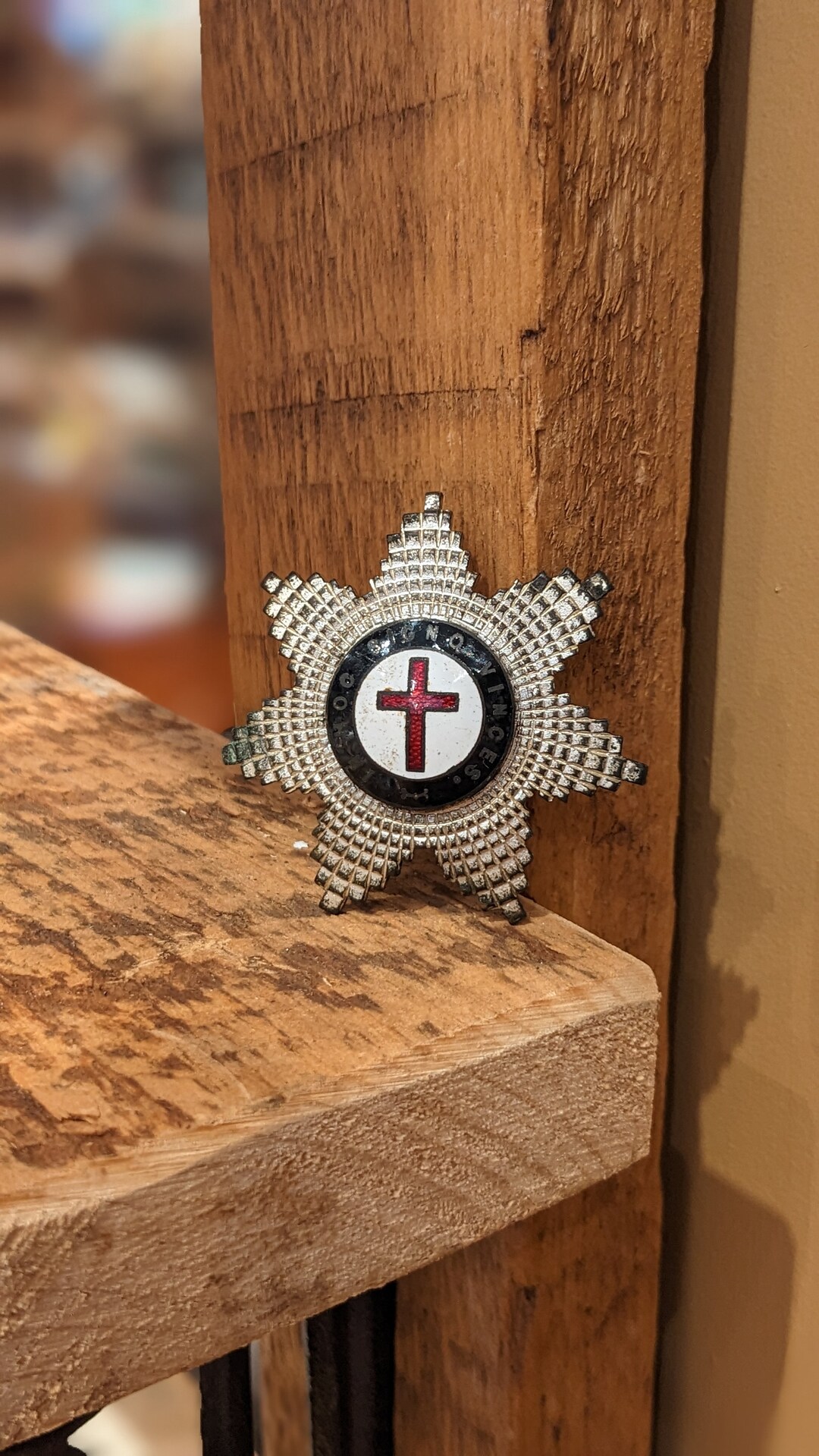 Vintage Masonic Lodge Knights Templar in Hoc Signo Vinces Enamels Badge ...