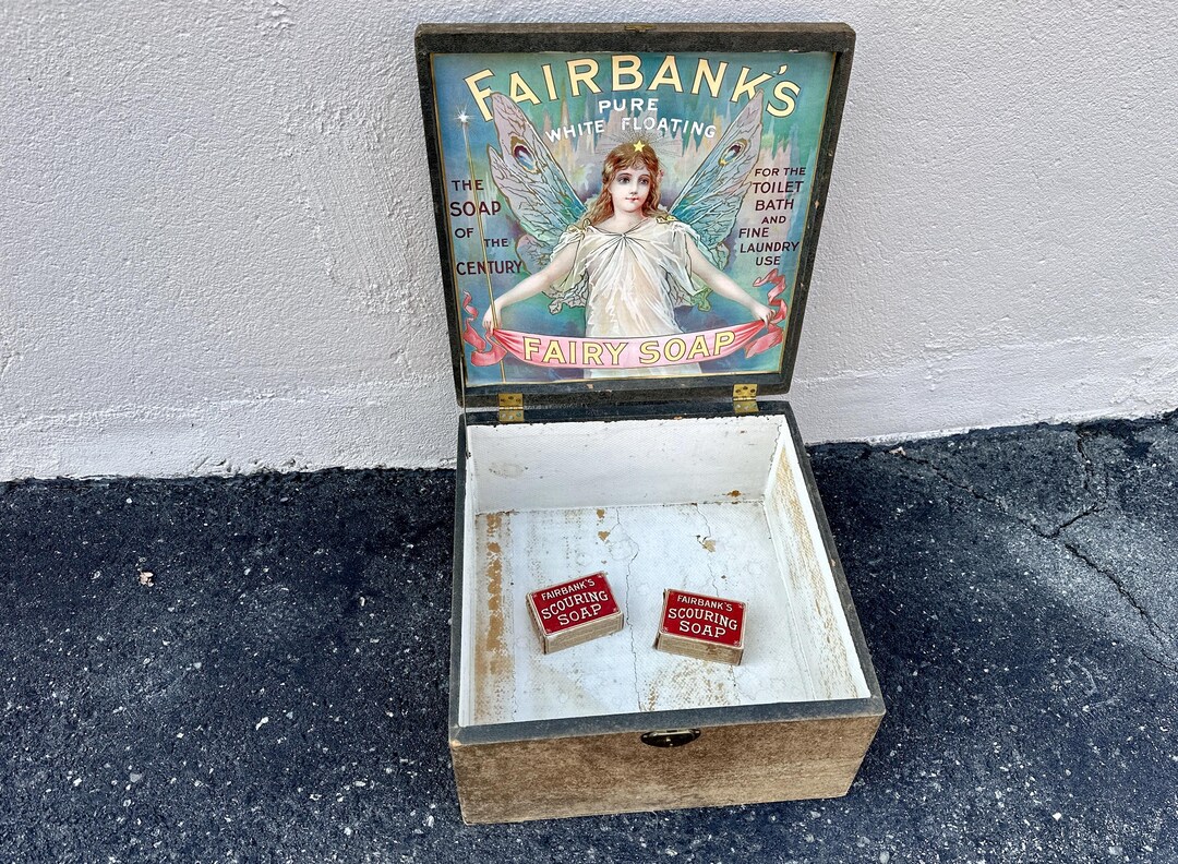 Antique Fairbanks Fairy Soap General Store Display Box With 2 Original ...