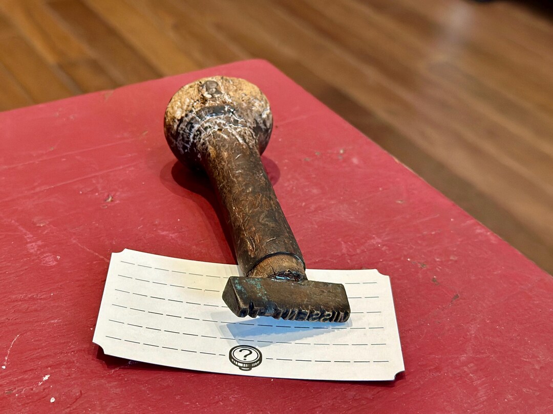 Vintage Post Office Hand Stamp “missent To” C.1900 - Etsy