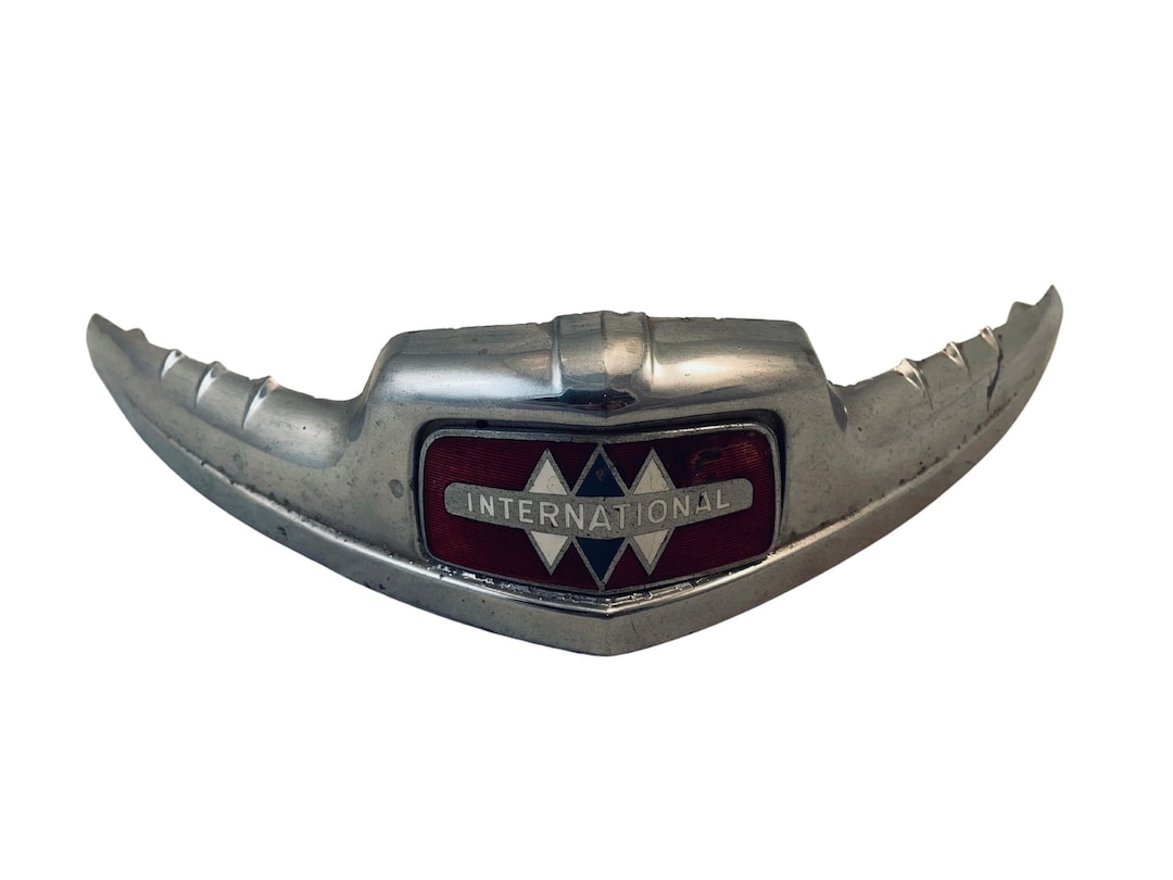 Original 1940s International Harvester Truck Hood Emblem - Etsy