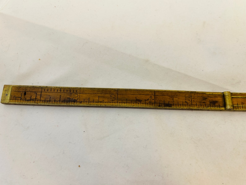 Vintage Lufkin No. 781 Boxwood Folding Ruler - Etsy