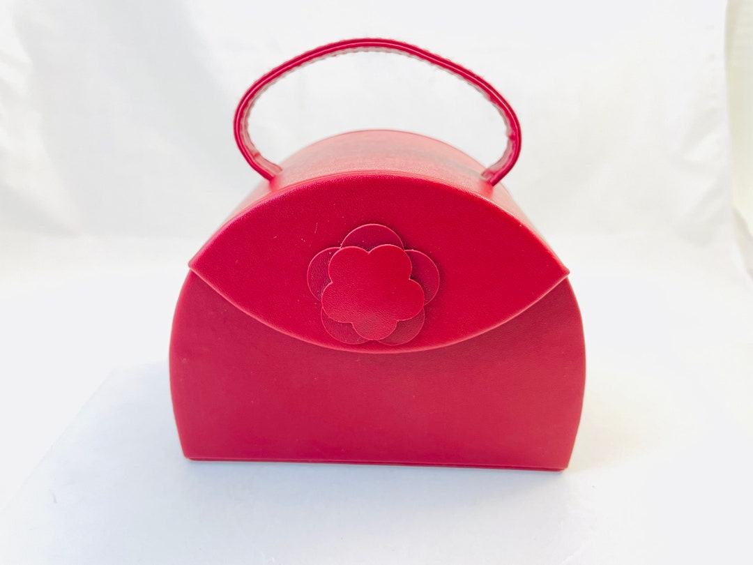 Small Red Purse/jewelry Travel Case - Etsy