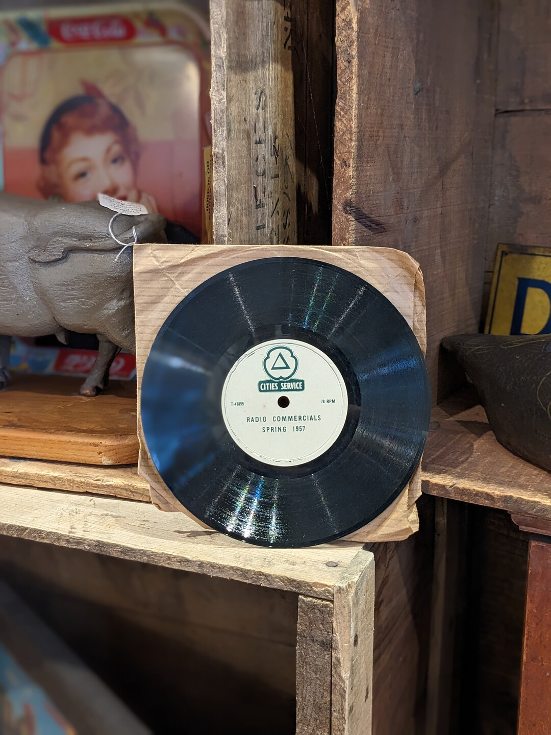 Vintage 1957 Cities Services Radio Commercials Record - Etsy