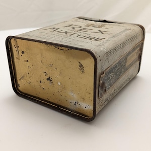 Antique Rex Tobacco Tin - Etsy
