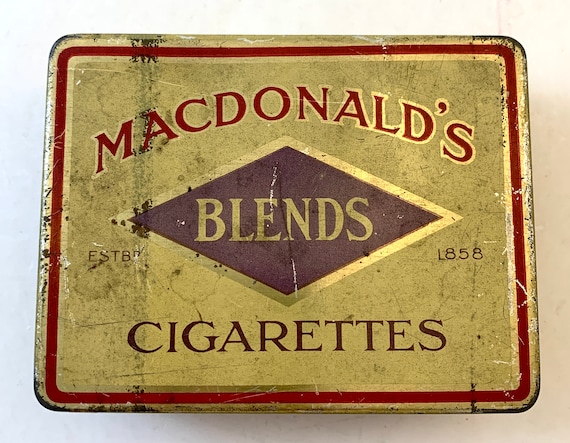 Vintage Macdonald's Blends Cigarettes Tin | Etsy